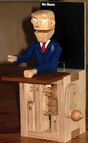 Pattern and plans for a wooden automaton