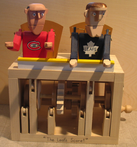 Pattern and plans for a wooden automaton